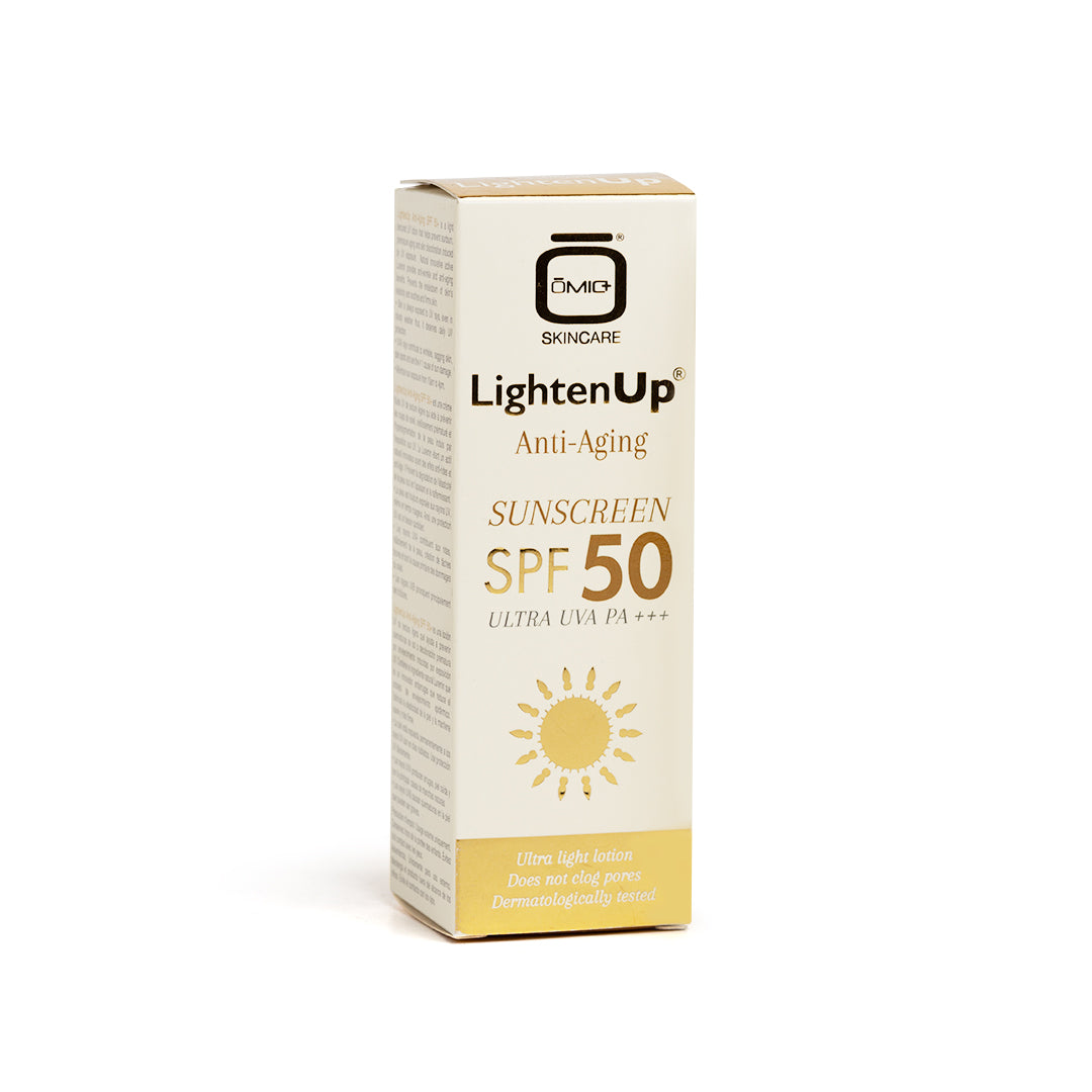LightenUp Anti-Aging Sunscreen SPF-50 ULTRA UVA PA++ (Roll On) 90ml ...