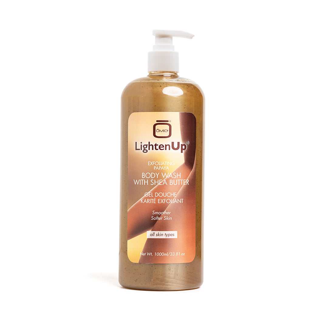 LightenUp Plus Exfoliating Papaya Shower Gel With Shea Butter 1000ml ...