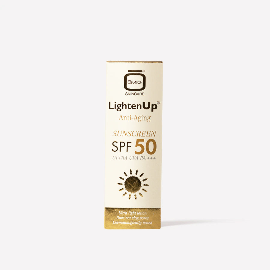LightenUp Anti-Aging Sunscreen SPF-50 ULTRA UVA PA++ (Roll On) 90ml ...